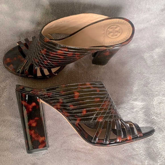 Tory Burch | Shoes | Tory Burch Brida Tortoise Shell Heel Sz 7 | Poshmark